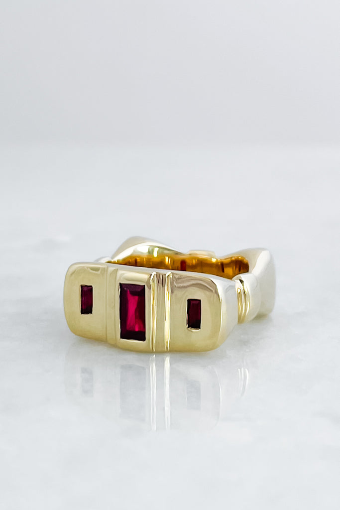 Ruby Bow Tie Ring | SUNROOM