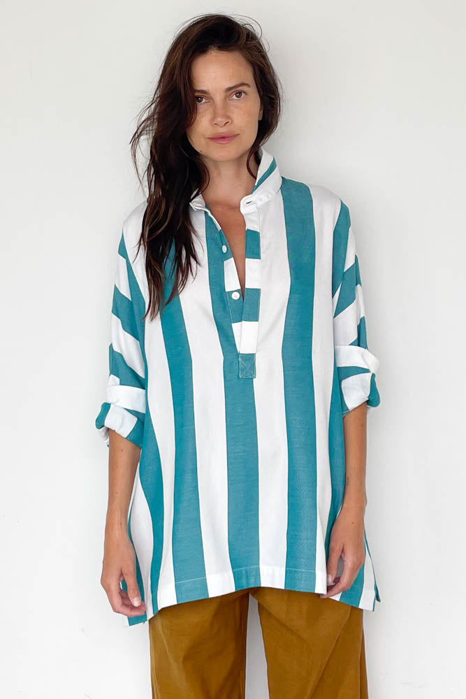 Teal Tunic Top – SUNROOM
