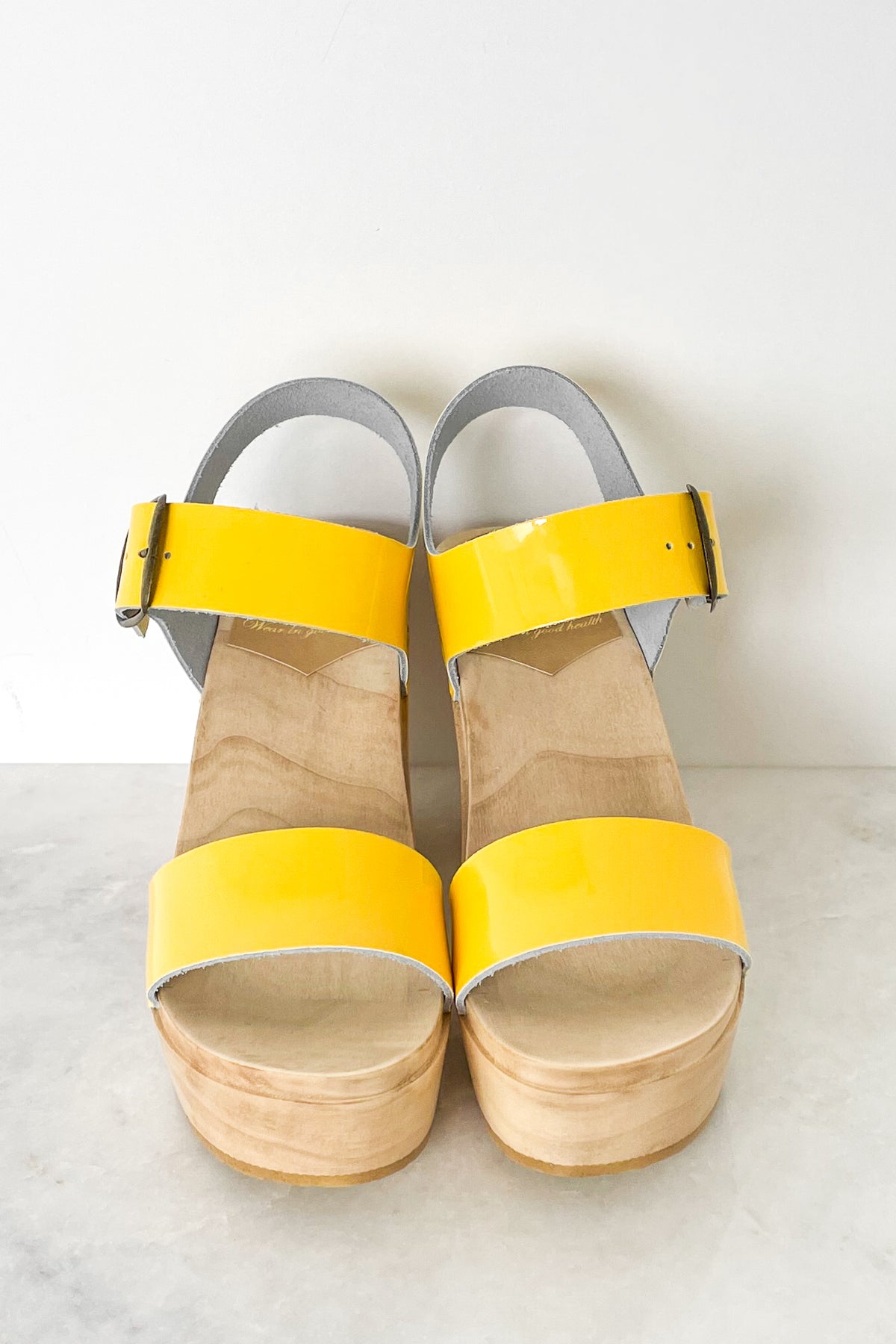 Two Strap Platform Clog – SUNROOM