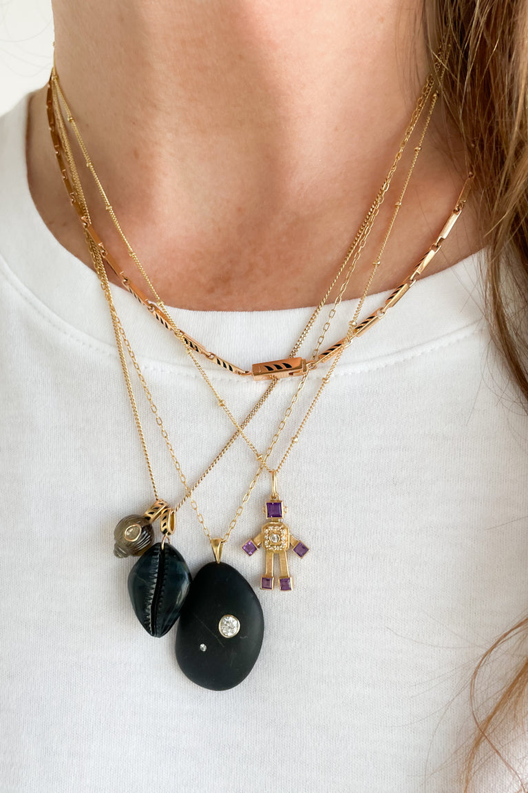 Amethyst Robot Charm – SUNROOM